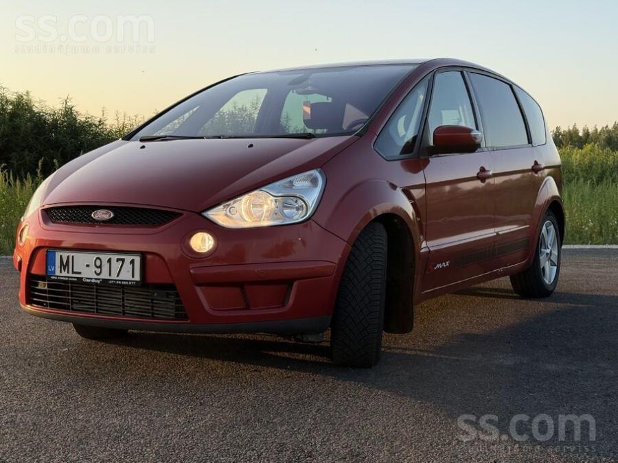 Red Ford S-Max 2007 in Jelgava, with an engine capacity of 2.00 L and mileage of 0 thousand km for 1500 €, photo 1 on AUTOMOTO.COM.LV
