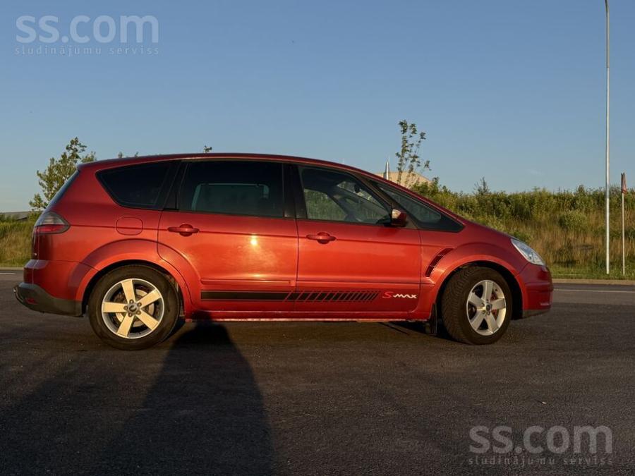 Red Ford S-Max 2007 in Jelgava, with an engine capacity of 2.00 L and mileage of 0 thousand km for 1500 €, photo 5 on AUTOMOTO.COM.LV