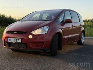 Red Ford S-Max 2007 in Jelgava, with an engine capacity of 2.00 L and mileage of 0 thousand km for 1500 €, photo 9 on AUTOMOTO.COM.LV
