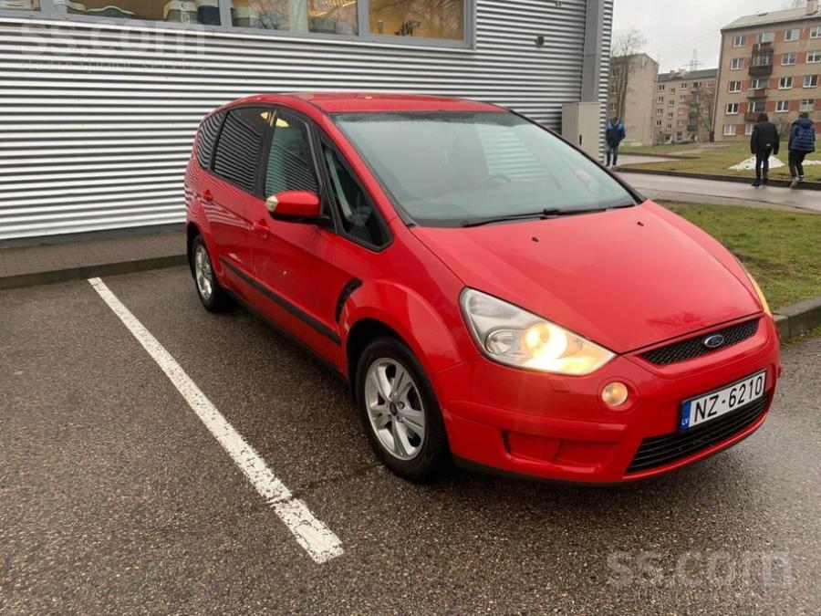 Red Ford S-Max 2008 in Daugavpils, with an engine capacity of 2.00 L and mileage of 0 thousand km for 1800 €, photo 3 on AUTOMOTO.COM.LV