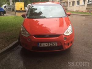 Red Ford S-Max 2008 in Riga, with an engine capacity of 2.00 L and mileage of 315 thousand km for 1650 €, photo  on AUTOMOTO.COM.LV