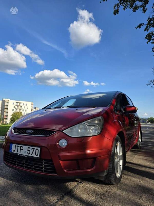 Red Ford S-Max 2008 in Vilnius, with an engine capacity of 2.00 L and mileage of 380 thousand km for 2400 €, photo 2 on AUTOMOTO.COM.LV