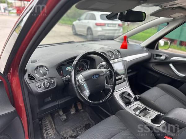 Red Ford S-Max 2008 in Daugavpils, with an engine capacity of 2.00 L and mileage of 371 thousand km for 2850 €, photo 10 on AUTOMOTO.COM.LV