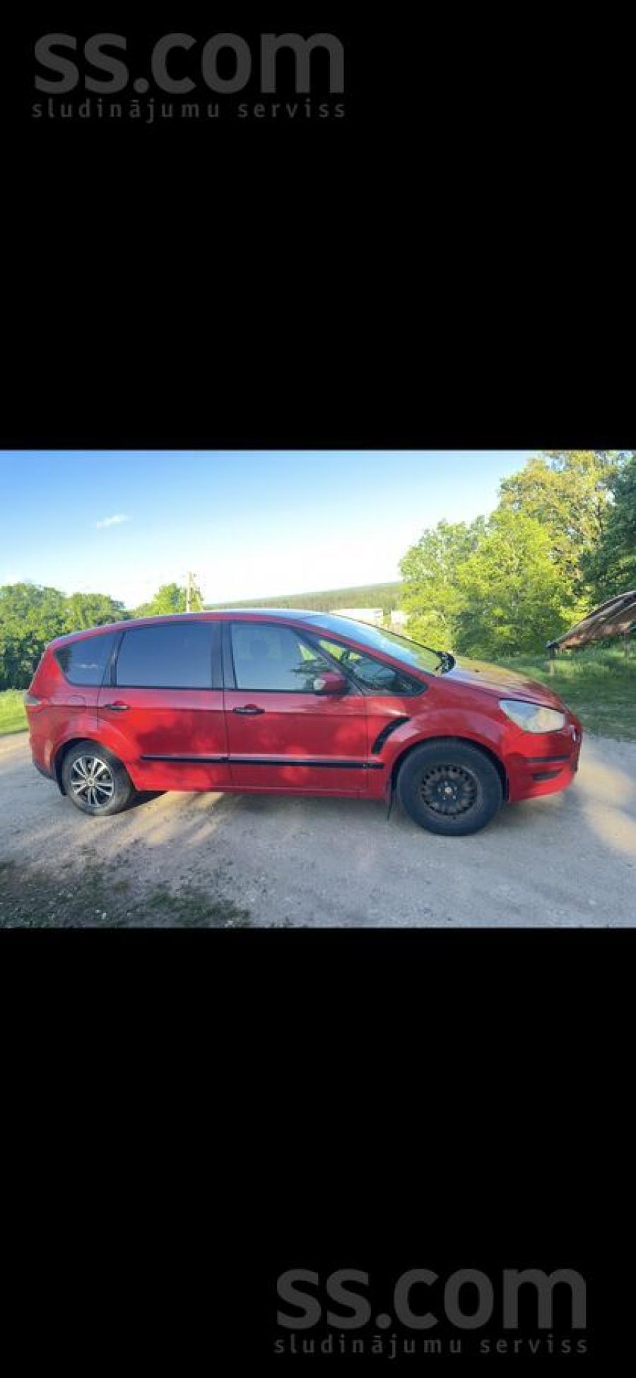 Red Ford S-Max 2012 in Madona, with an engine capacity of 2.00 L and mileage of 545 thousand km for 2100 €, photo 6 on AUTOMOTO.COM.LV