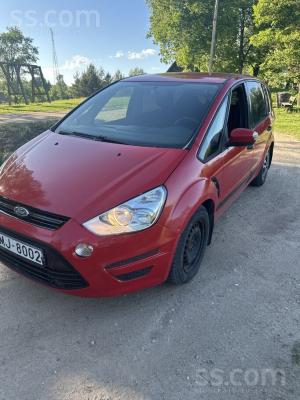 Sarkans Ford S-Max 2012 Madona, ar dzinēja tilpumu 2.00 L un nobraukumu 545 tūkst. km par 2100 €, foto  vietnē AUTOMOTO.COM.LV