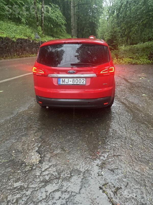 Sarkans Ford S-Max 2012 Madona, ar dzinēja tilpumu 2.00 L un nobraukumu 0 tūkst. km par 1600 €, foto 7 vietnē AUTOMOTO.COM.LV