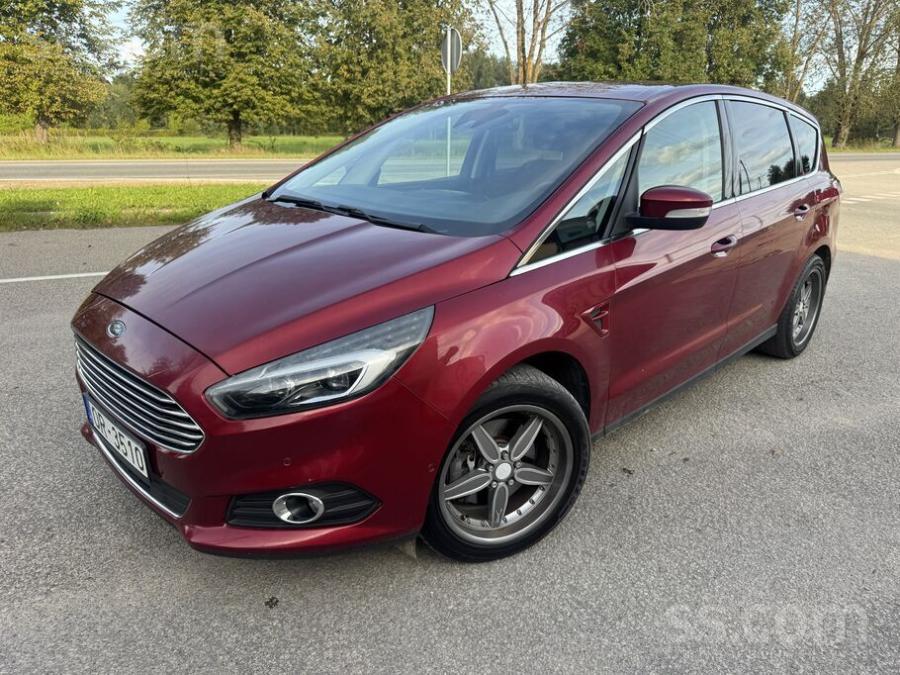 Sarkans Ford S-Max 2016 Ogre, ar dzinēja tilpumu 2.00 L un nobraukumu 262 tūkst. km par 9550 €, foto 3 vietnē AUTOMOTO.COM.LV