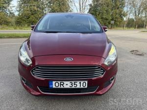 Sarkans Ford S-Max 2016 Ogre, ar dzinēja tilpumu 2.00 L un nobraukumu 262 tūkst. km par 9550 €, foto 4 vietnē AUTOMOTO.COM.LV