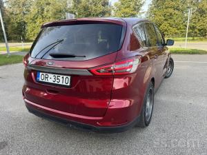 Sarkans Ford S-Max 2016 Ogre, ar dzinēja tilpumu 2.00 L un nobraukumu 262 tūkst. km par 9550 €, foto 7 vietnē AUTOMOTO.COM.LV