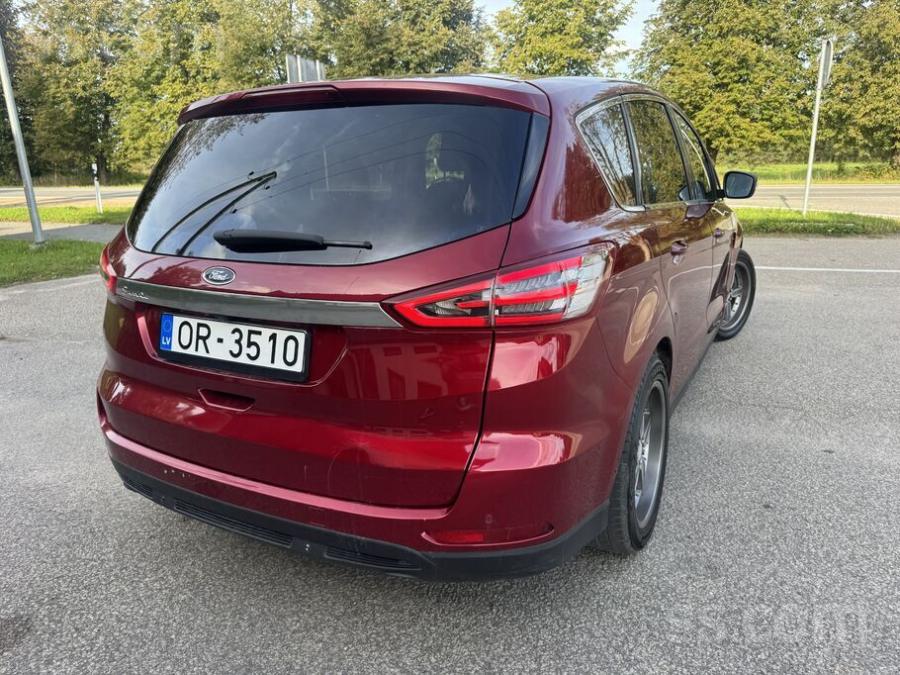 Sarkans Ford S-Max 2016 Ogre, ar dzinēja tilpumu 2.00 L un nobraukumu 262 tūkst. km par 9550 €, foto 7 vietnē AUTOMOTO.COM.LV