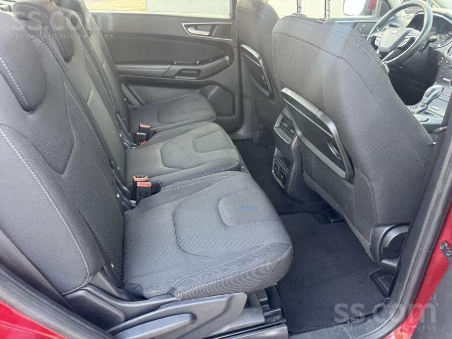 Sarkans Ford S-Max 2016 Ogre, ar dzinēja tilpumu 2.00 L un nobraukumu 262 tūkst. km par 9550 €, foto 16 vietnē AUTOMOTO.COM.LV