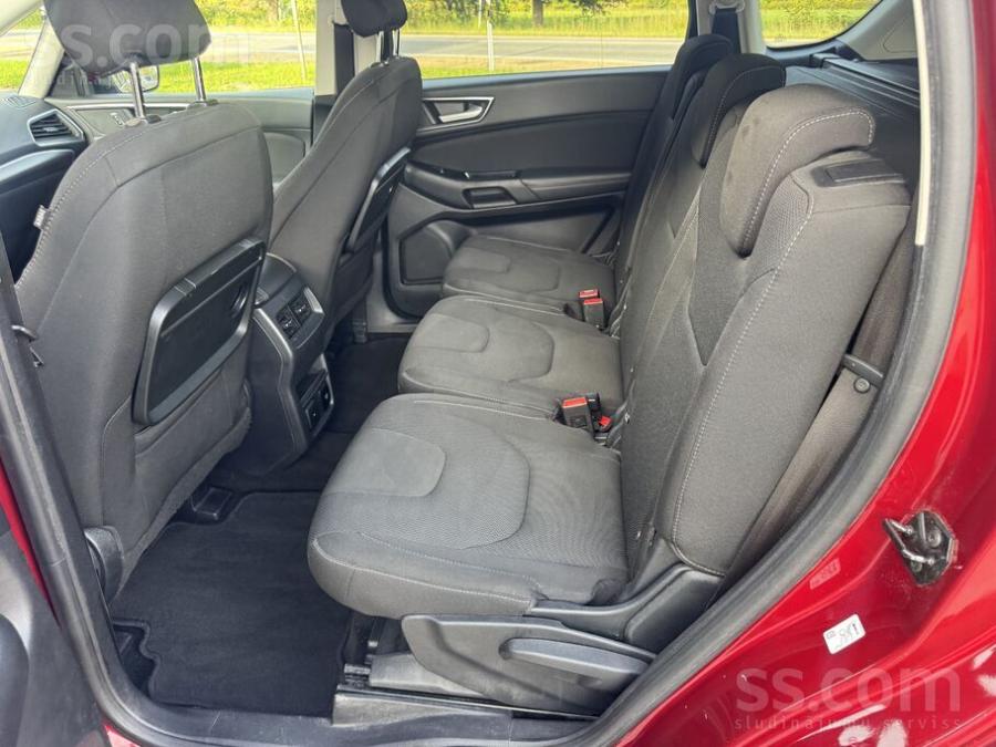 Sarkans Ford S-Max 2016 Ogre, ar dzinēja tilpumu 2.00 L un nobraukumu 262 tūkst. km par 9550 €, foto 18 vietnē AUTOMOTO.COM.LV