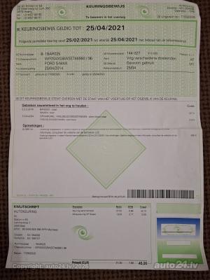 Форд С-Макс 2014 в Екабпилс, объемом двигателя 2.00 л и пробегом 234 тыс. км за 5899 €, фото 19 на AUTOMOTO.COM.LV