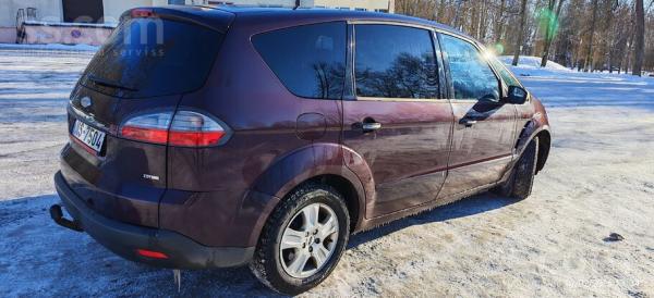 Violets Ford S-Max 2010 Aizkraukle, ar dzinēja tilpumu 2.00 L un nobraukumu 273 tūkst. km par 4500 €, foto 8 vietnē AUTOMOTO.COM.LV