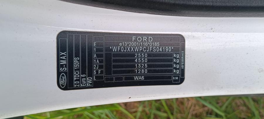 Balts Ford S-Max 2015 Kohtla-Jerve, ar dzinēja tilpumu 2.00 L un nobraukumu 0 tūkst. km par 5500 €, foto 19 vietnē AUTOMOTO.COM.LV