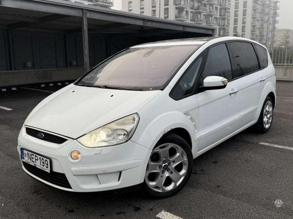 White Ford S-Max 2008 in Vilnius, with an engine capacity of 2.00 L and mileage of 330 thousand km for 2900 €, photo 3 on AUTOMOTO.COM.LV