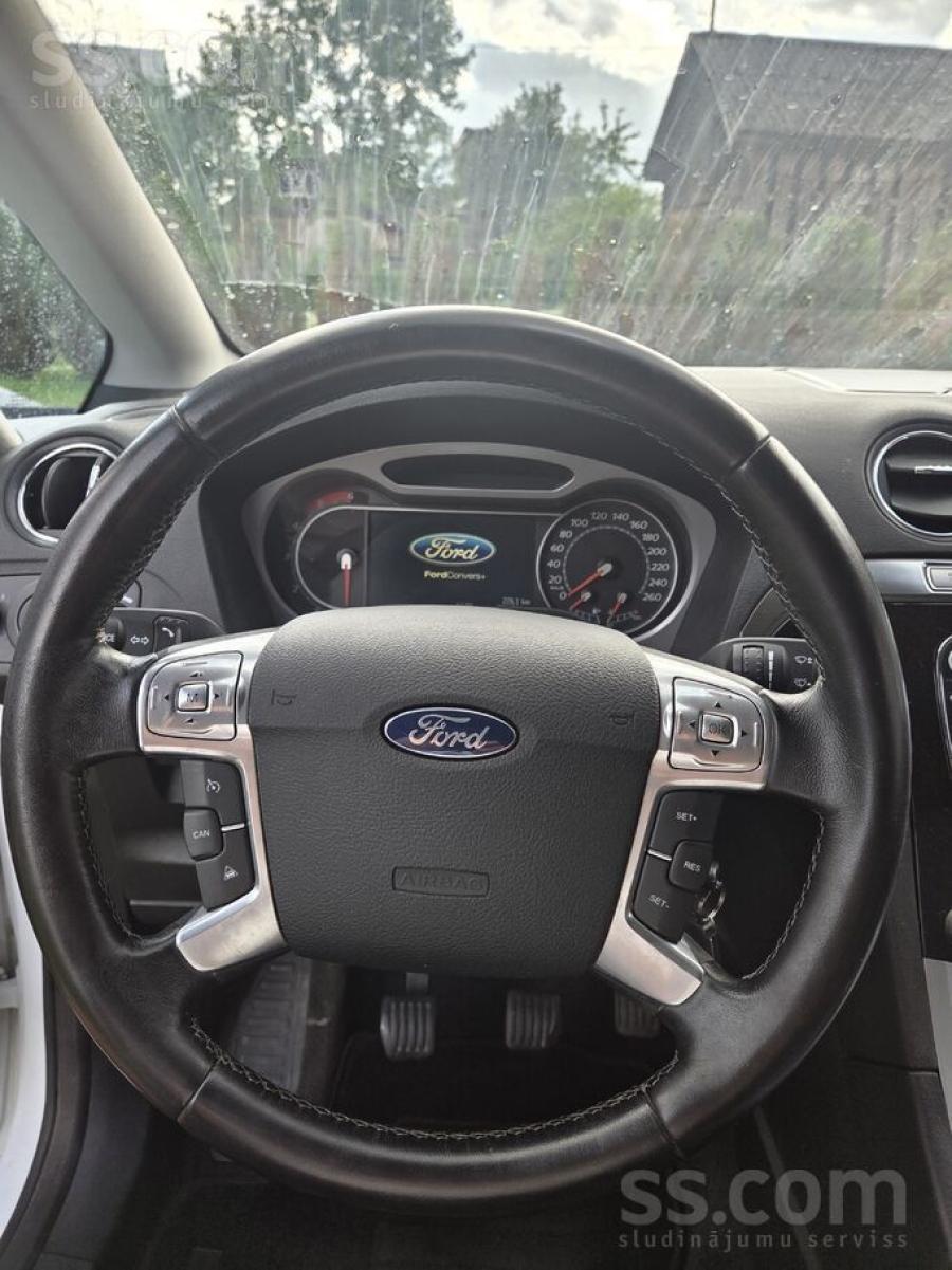Balts Ford S-Max 2009 Tukums, ar dzinēja tilpumu 2.00 L un nobraukumu 291 tūkst. km par 3300 €, foto 6 vietnē AUTOMOTO.COM.LV