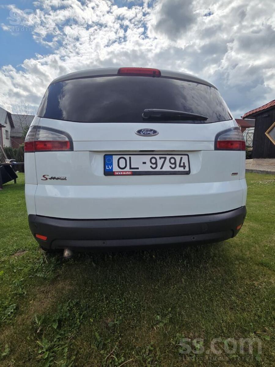 Balts Ford S-Max 2009 Tukums, ar dzinēja tilpumu 2.00 L un nobraukumu 291 tūkst. km par 3300 €, foto 8 vietnē AUTOMOTO.COM.LV