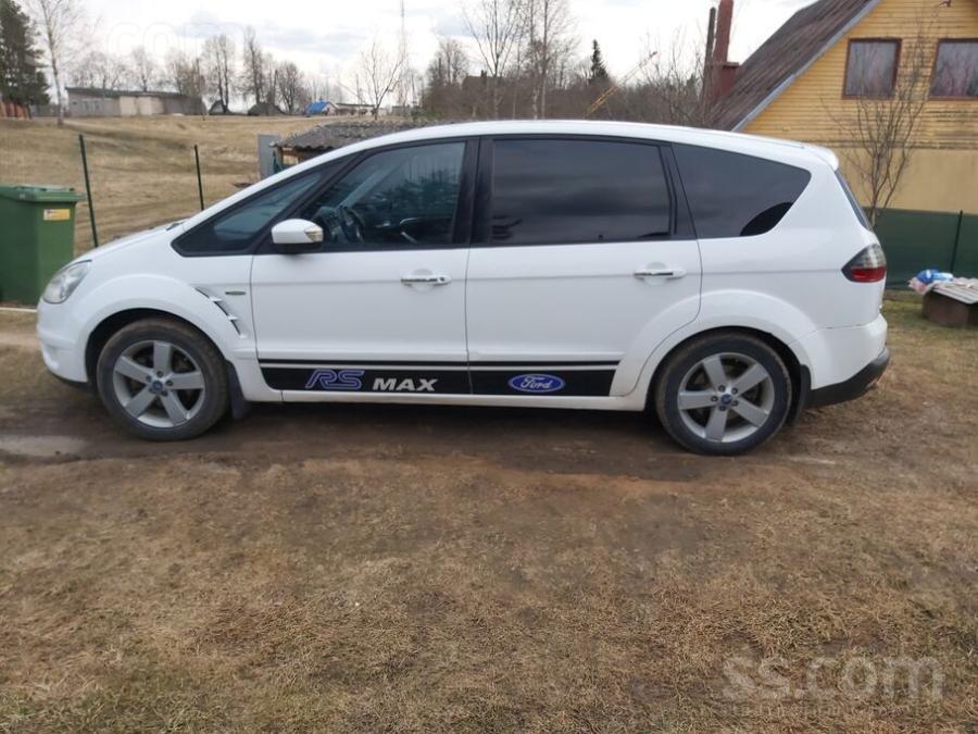 Balts Ford S-Max 2010 Ludza, ar dzinēja tilpumu 1.80 L un nobraukumu 348 tūkst. km par 1000 €, foto 7 vietnē AUTOMOTO.COM.LV