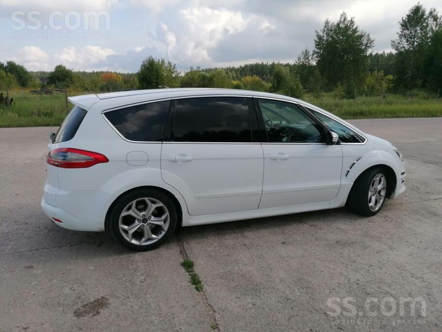 White Ford S-Max 2011 in Daugavpils, with an engine capacity of 2.20 L and mileage of 298 thousand km for 5500 €, photo 9 on AUTOMOTO.COM.LV