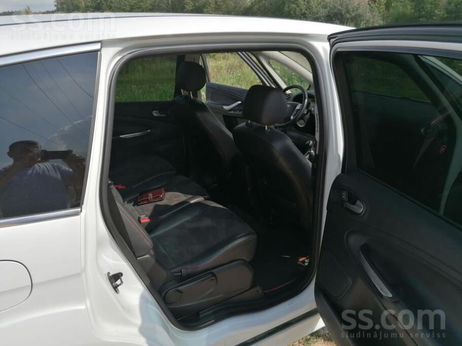 White Ford S-Max 2011 in Daugavpils, with an engine capacity of 2.20 L and mileage of 298 thousand km for 5500 €, photo 16 on AUTOMOTO.COM.LV