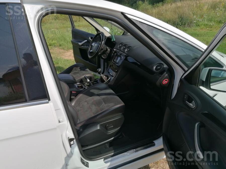 White Ford S-Max 2011 in Daugavpils, with an engine capacity of 2.20 L and mileage of 298 thousand km for 5500 €, photo 19 on AUTOMOTO.COM.LV