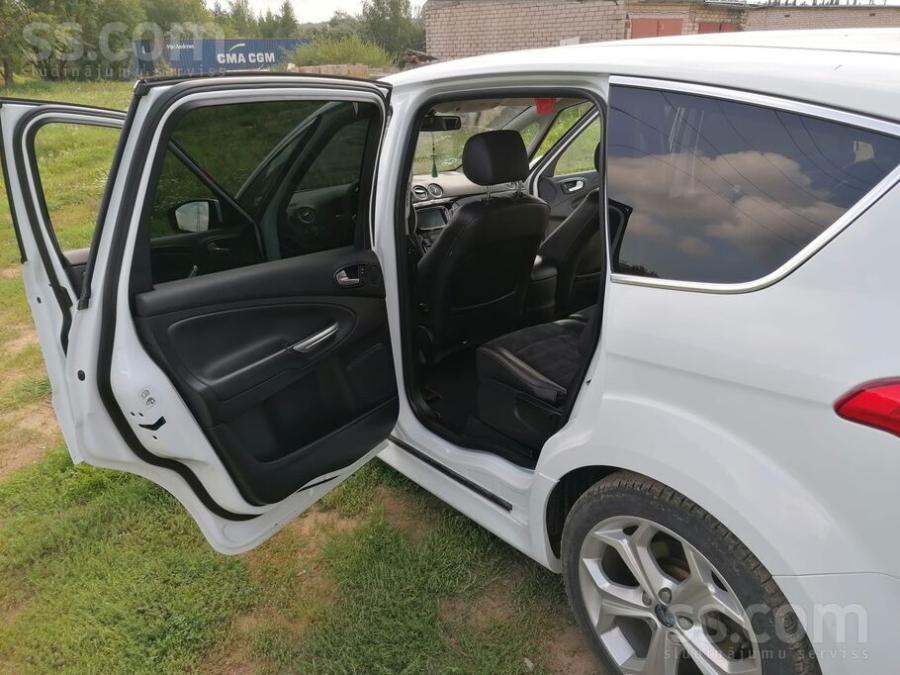 White Ford S-Max 2011 in Daugavpils, with an engine capacity of 2.20 L and mileage of 298 thousand km for 5500 €, photo 22 on AUTOMOTO.COM.LV