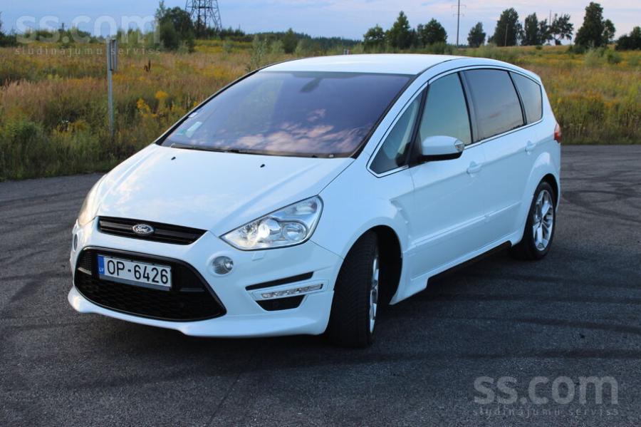 White Ford S-Max 2011 in Rezekne, with an engine capacity of 2.00 L and mileage of 297 thousand km for 6580 €, photo 4 on AUTOMOTO.COM.LV