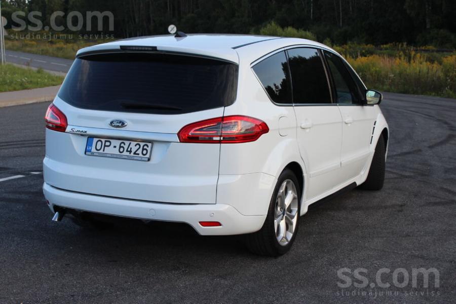 White Ford S-Max 2011 in Rezekne, with an engine capacity of 2.00 L and mileage of 297 thousand km for 6580 €, photo 6 on AUTOMOTO.COM.LV