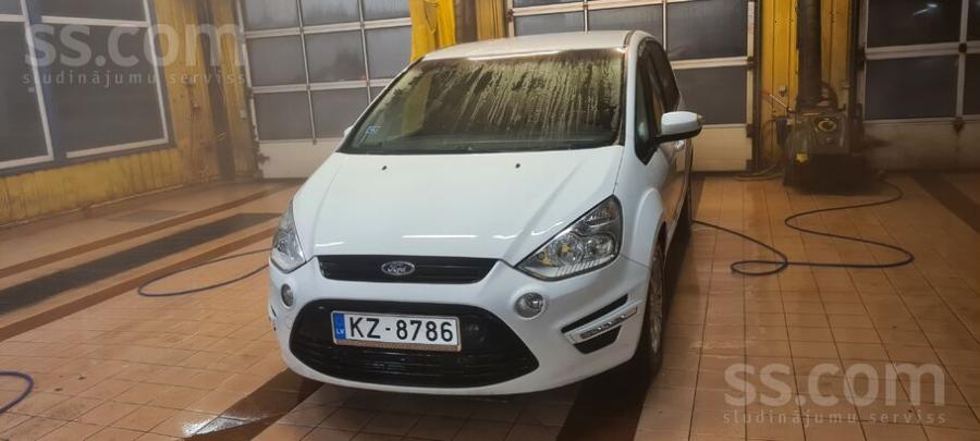 White Ford S-Max 2012 in Riga, with an engine capacity of 2.00 L and mileage of 300 thousand km for 2500 €, photo 16 on AUTOMOTO.COM.LV