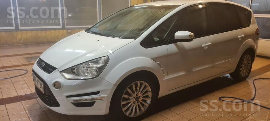 White Ford S-Max 2012 in Riga, with an engine capacity of 2.00 L and mileage of 300 thousand km for 2500 €, photo 17 on AUTOMOTO.COM.LV