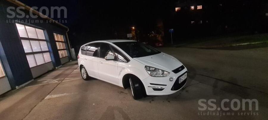 White Ford S-Max 2012 in Riga, with an engine capacity of 2.00 L and mileage of 300 thousand km for 2500 €, photo 19 on AUTOMOTO.COM.LV