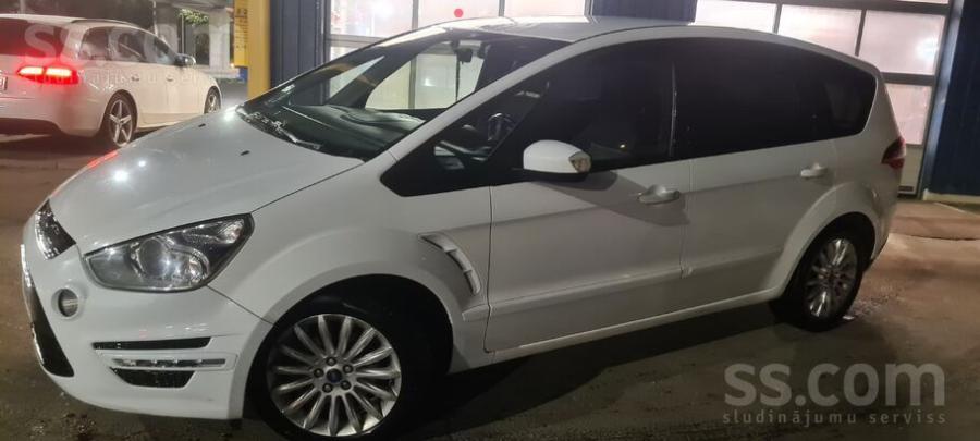 White Ford S-Max 2012 in Riga, with an engine capacity of 2.00 L and mileage of 300 thousand km for 2500 €, photo 22 on AUTOMOTO.COM.LV
