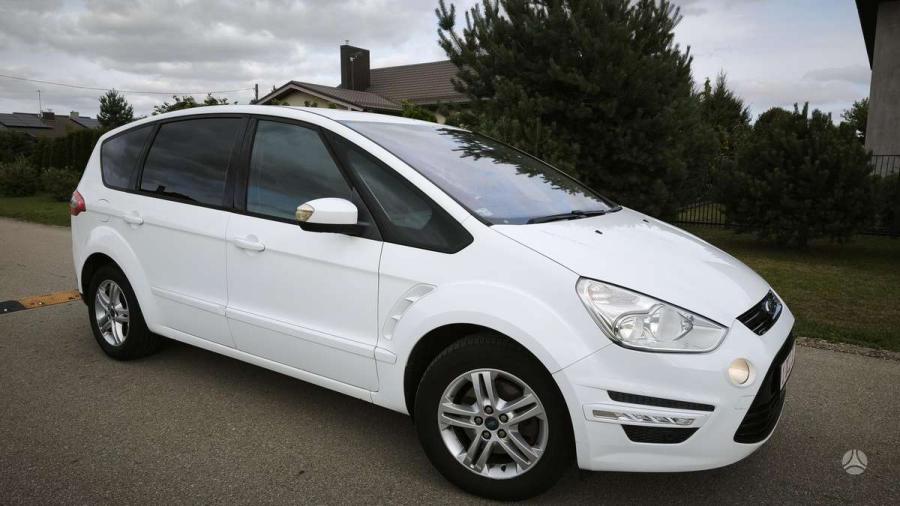Balts Ford S-Max 2012 Šauļi, ar dzinēja tilpumu 1.60 L un nobraukumu 216 tūkst. km par 4990 €, foto 3 vietnē AUTOMOTO.COM.LV