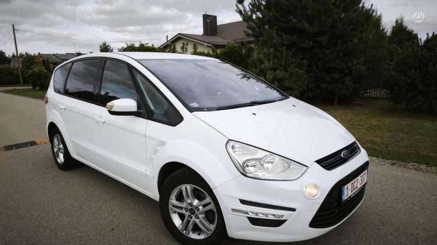 Balts Ford S-Max 2012 Šauļi, ar dzinēja tilpumu 1.60 L un nobraukumu 216 tūkst. km par 4990 €, foto 5 vietnē AUTOMOTO.COM.LV