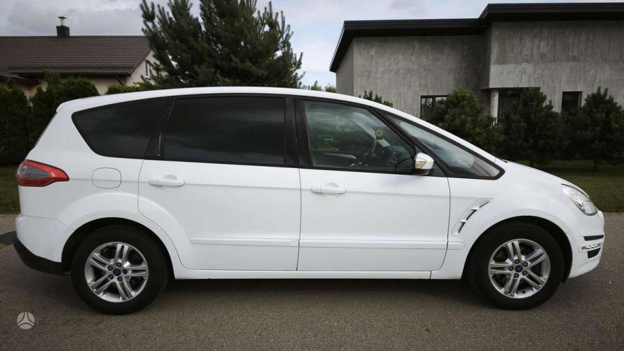 Balts Ford S-Max 2012 Šauļi, ar dzinēja tilpumu 1.60 L un nobraukumu 216 tūkst. km par 4990 €, foto 11 vietnē AUTOMOTO.COM.LV
