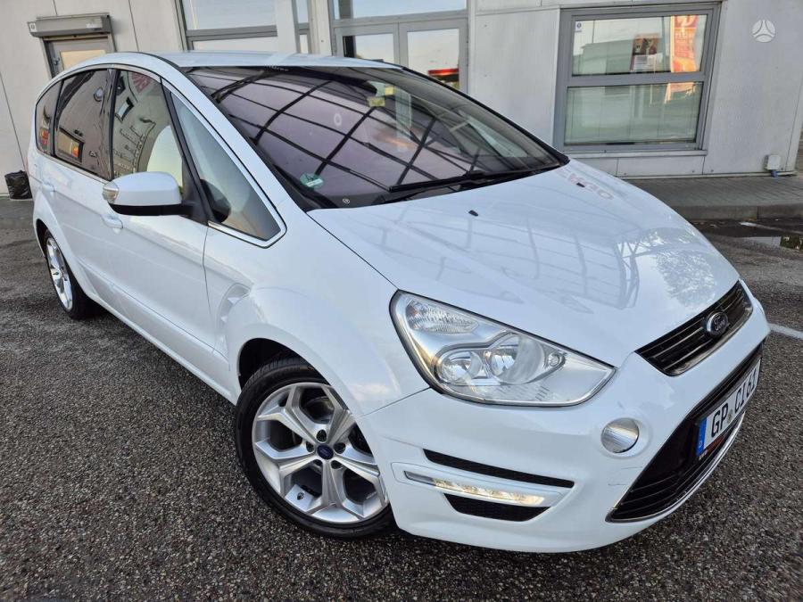 White Ford S-Max 2012 in Jonava, with an engine capacity of 2.20 L and mileage of 285 thousand km for 5999 €, photo 11 on AUTOMOTO.COM.LV