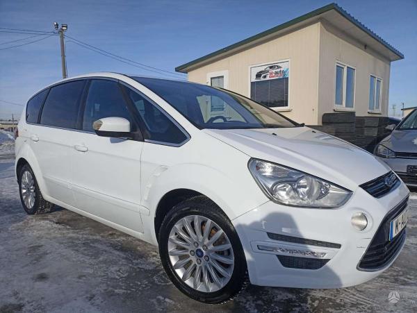 White Ford S-Max 2013 in Vilnius, with an engine capacity of 1.56 L and mileage of 190 thousand km for 6500 €, photo 1 on AUTOMOTO.COM.LV