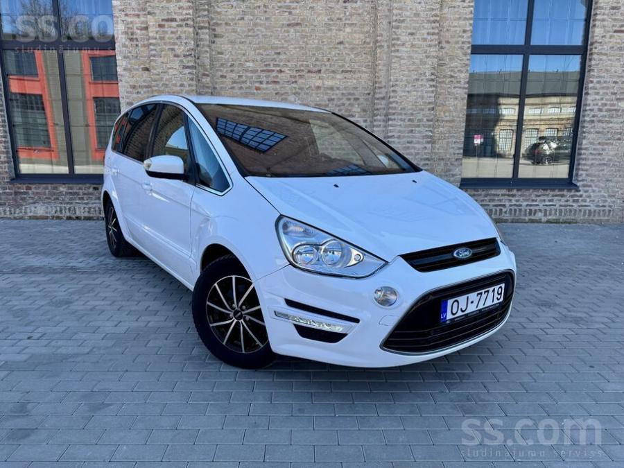 White Ford S-Max 2013 in Riga, with an engine capacity of 2.00 L and mileage of 311 thousand km for 3900 €, photo 3 on AUTOMOTO.COM.LV