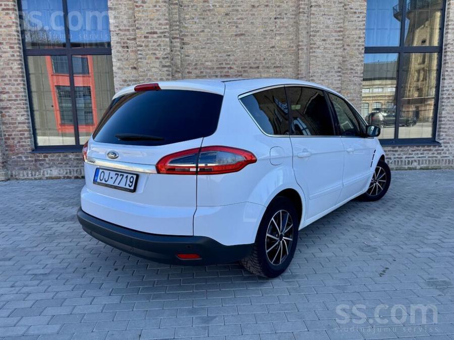 White Ford S-Max 2013 in Riga, with an engine capacity of 2.00 L and mileage of 311 thousand km for 3900 €, photo 5 on AUTOMOTO.COM.LV