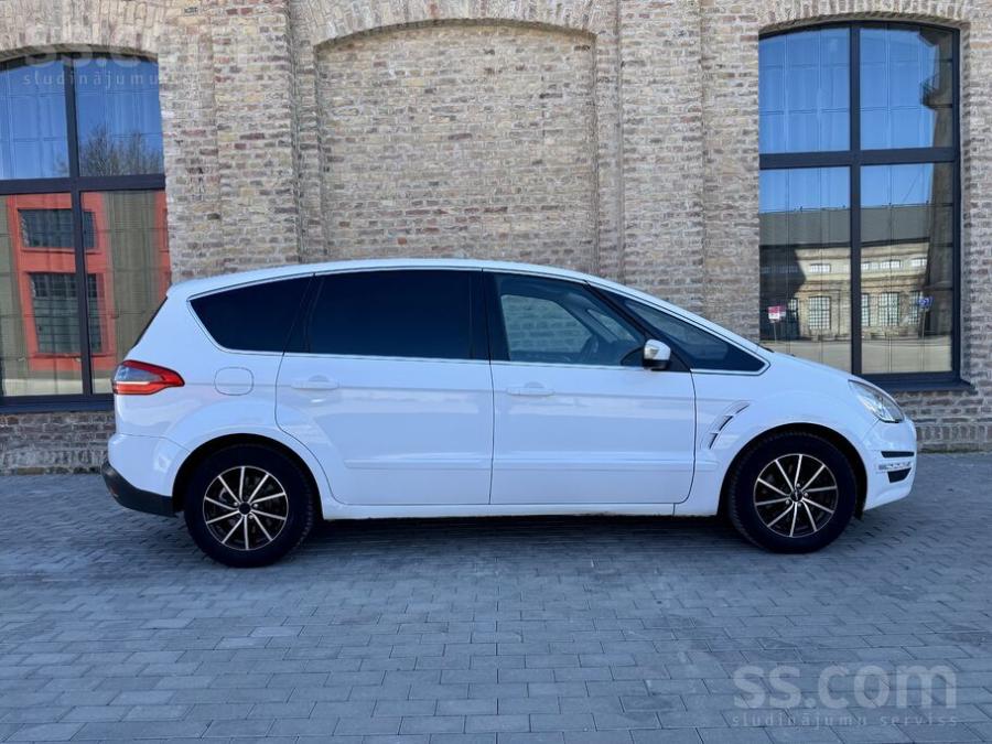White Ford S-Max 2013 in Riga, with an engine capacity of 2.00 L and mileage of 311 thousand km for 3900 €, photo 7 on AUTOMOTO.COM.LV