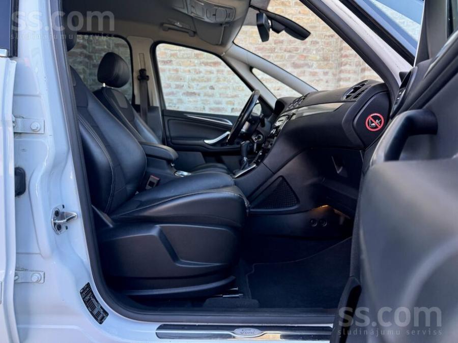 White Ford S-Max 2013 in Riga, with an engine capacity of 2.00 L and mileage of 311 thousand km for 3900 €, photo 14 on AUTOMOTO.COM.LV