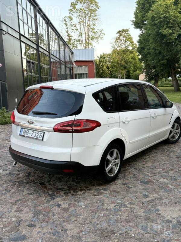White Ford S-Max 2013 in Kuldiga, with an engine capacity of 2.00 L and mileage of 0 thousand km for 4500 €, photo 6 on AUTOMOTO.COM.LV
