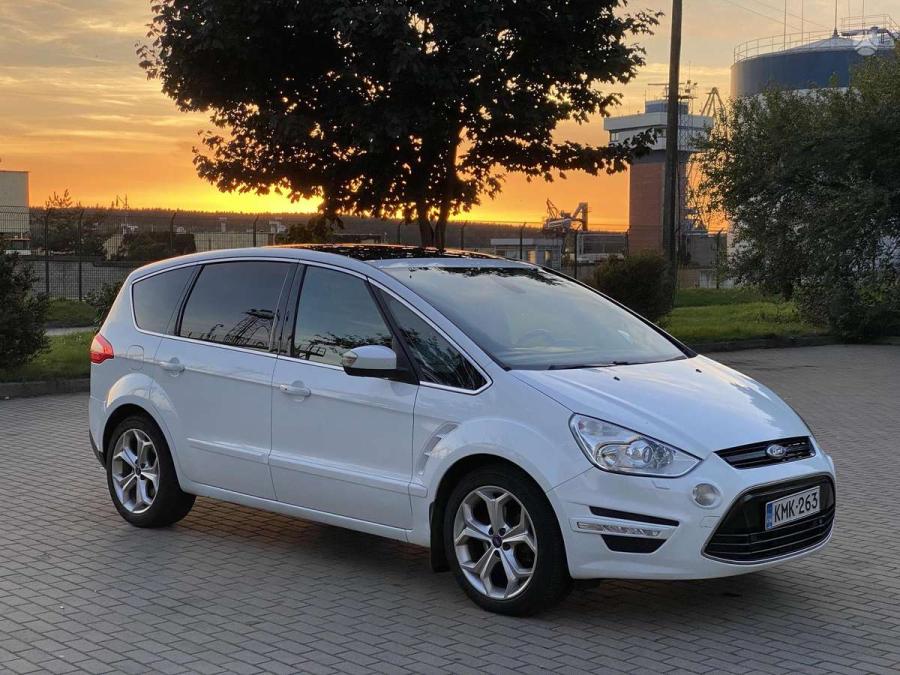 Balts Ford S-Max 2013 Klaipėda, ar dzinēja tilpumu 2.00 L un nobraukumu 289 tūkst. km par 2250 €, foto 5 vietnē AUTOMOTO.COM.LV