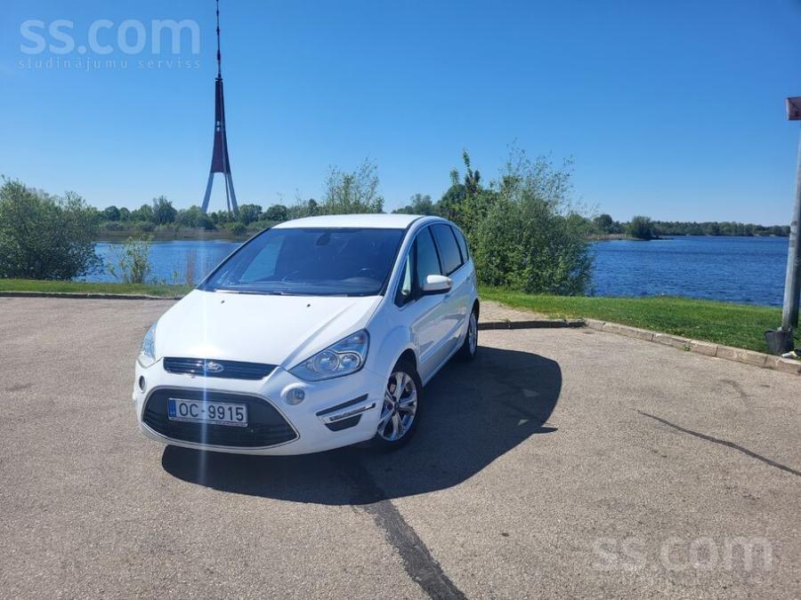White Ford S-Max 2014 in Riga, with an engine capacity of 2.00 L and mileage of 235 thousand km for 4800 €, photo 5 on AUTOMOTO.COM.LV