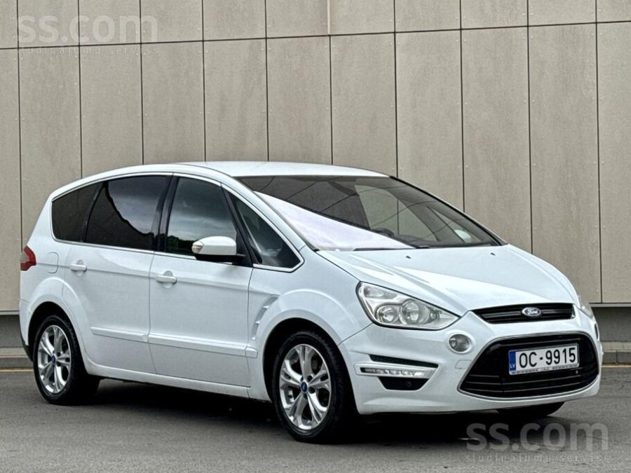 White Ford S-Max 2014 in Riga, with an engine capacity of 2.00 L and mileage of 235 thousand km for 4950 €, photo 3 on AUTOMOTO.COM.LV