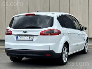 White Ford S-Max 2014 in Riga, with an engine capacity of 2.00 L and mileage of 235 thousand km for 4950 €, photo 4 on AUTOMOTO.COM.LV