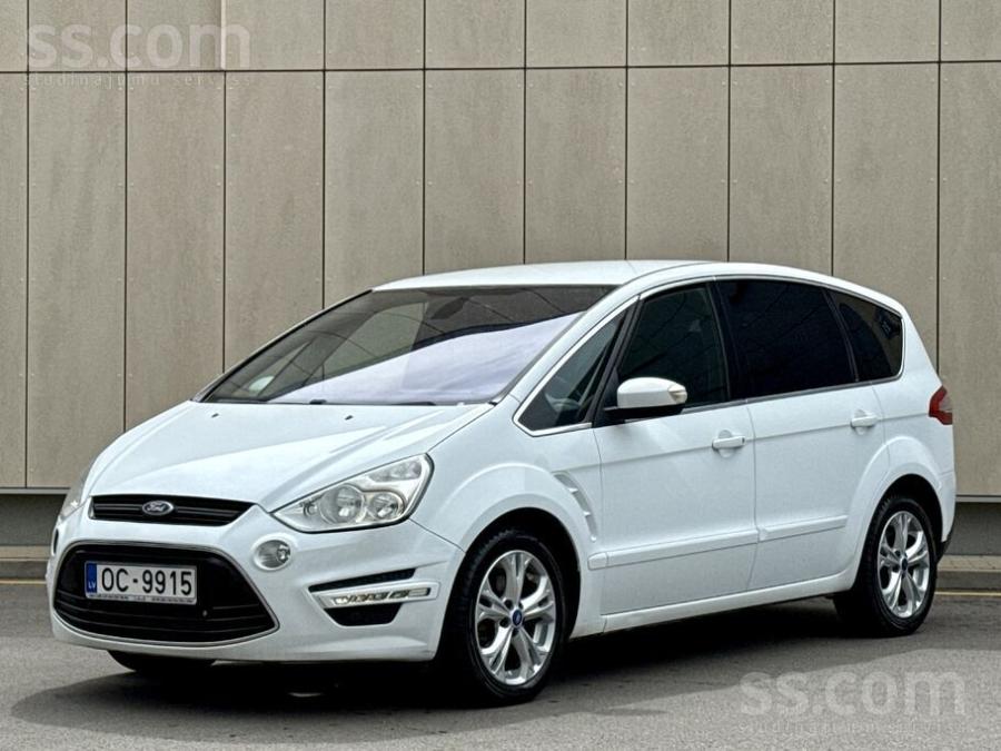 White Ford S-Max 2014 in Riga, with an engine capacity of 2.00 L and mileage of 235 thousand km for 4950 €, photo 7 on AUTOMOTO.COM.LV