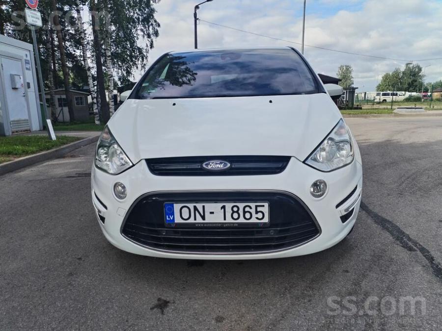 White Ford S-Max 2014 in Riga, with an engine capacity of 2.20 L and mileage of 229 thousand km for 4990 €, photo 9 on AUTOMOTO.COM.LV