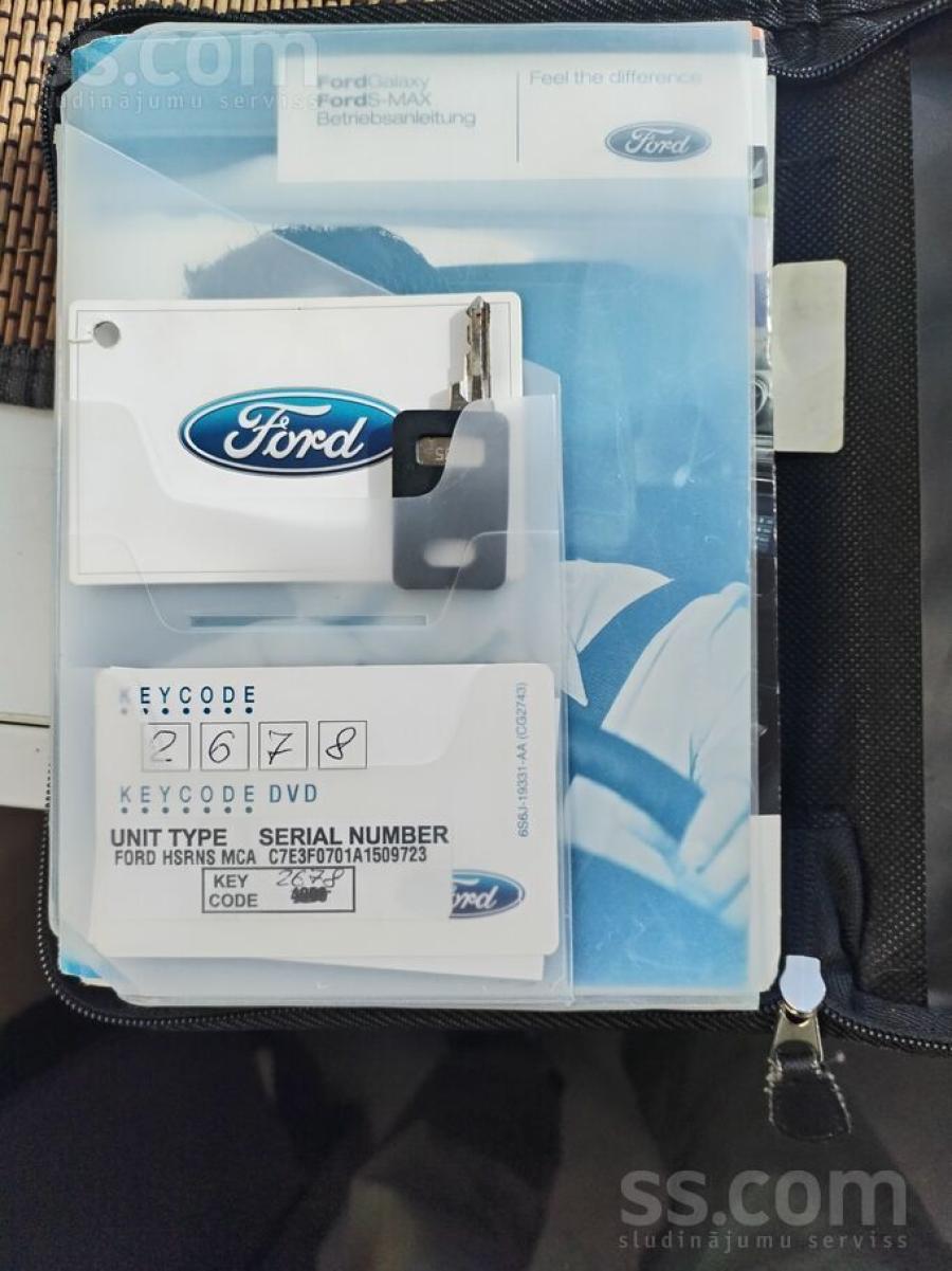 White Ford S-Max 2014 in Riga, with an engine capacity of 2.20 L and mileage of 229 thousand km for 4990 €, photo 28 on AUTOMOTO.COM.LV